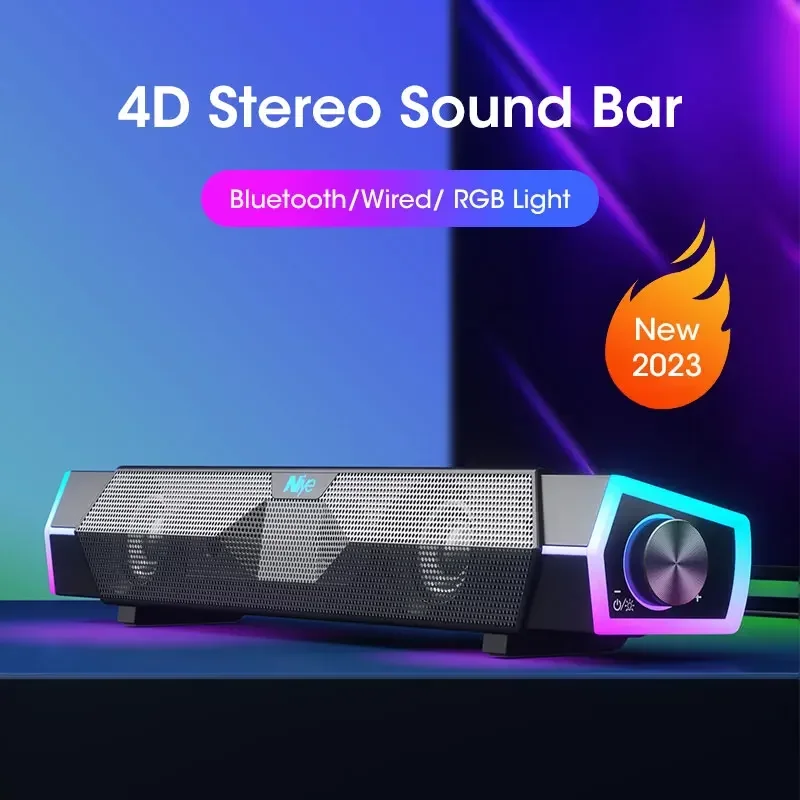 4D-Stereo-Sound-Bar-PC-Speaker-Surround-Soundbar-Bluetooth-Wireless ...