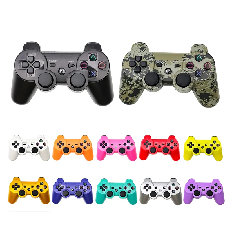 Controller-for-PS3-Slim-Pro-Joystick-Gamepad-Dual-Vibration-Wireless ...