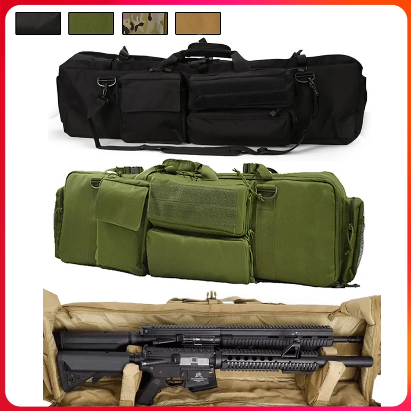 Tactical Gun Bag For M249 Military Army Airsoft Rifle Carrying Case Cs ...