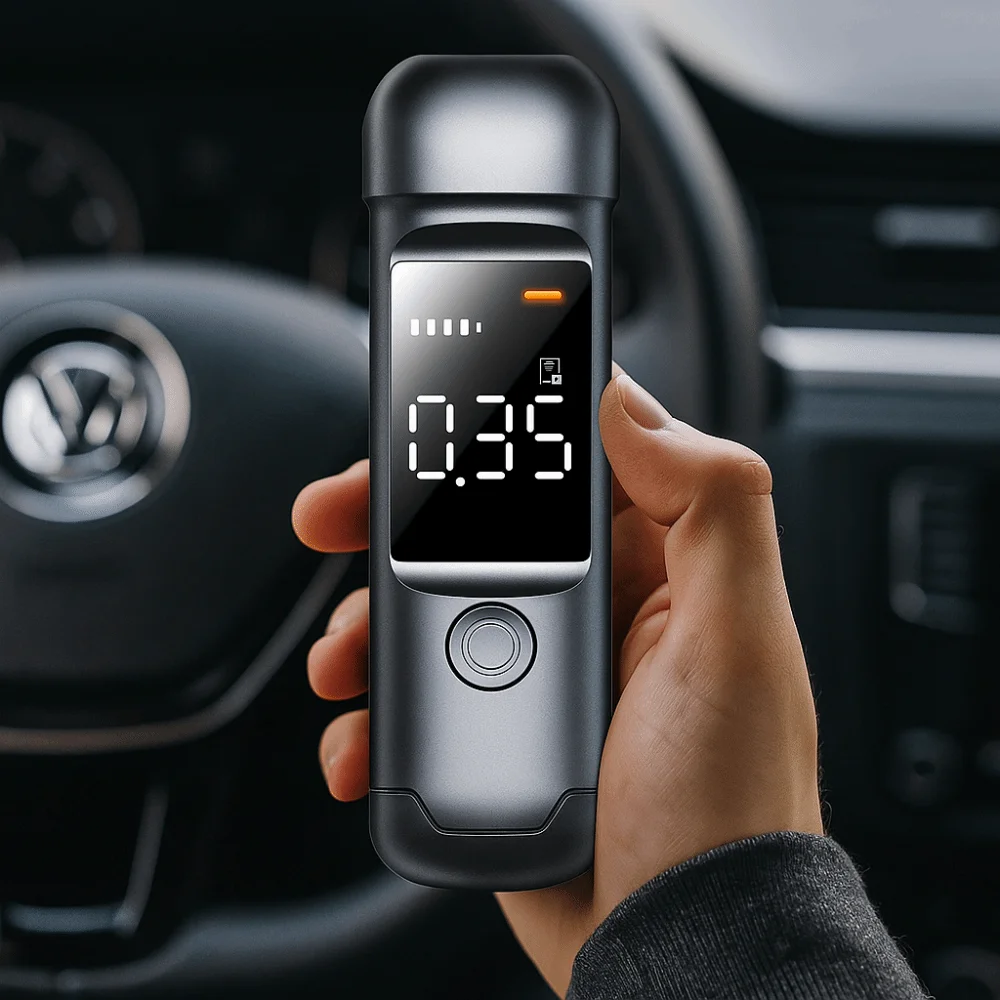 LCD Display Automatic Alcohol Detection System Anti-Corrosion Material ...