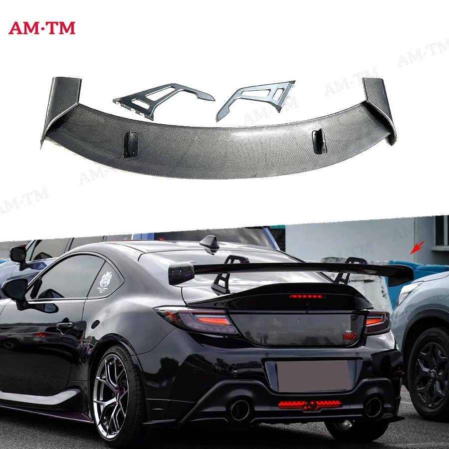 For TOYOTA GR86 GT86 BRZ Carbon Fiber Car Rear Trunk Spoiler Rear Wing ...
