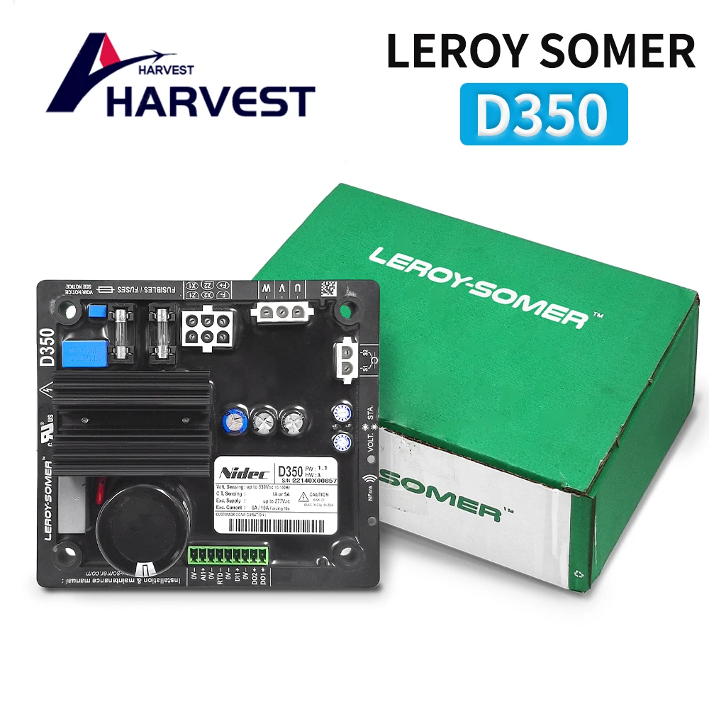 D350 AVR Original for Leroy-Somer Generator, Digital Voltage Regulator ...