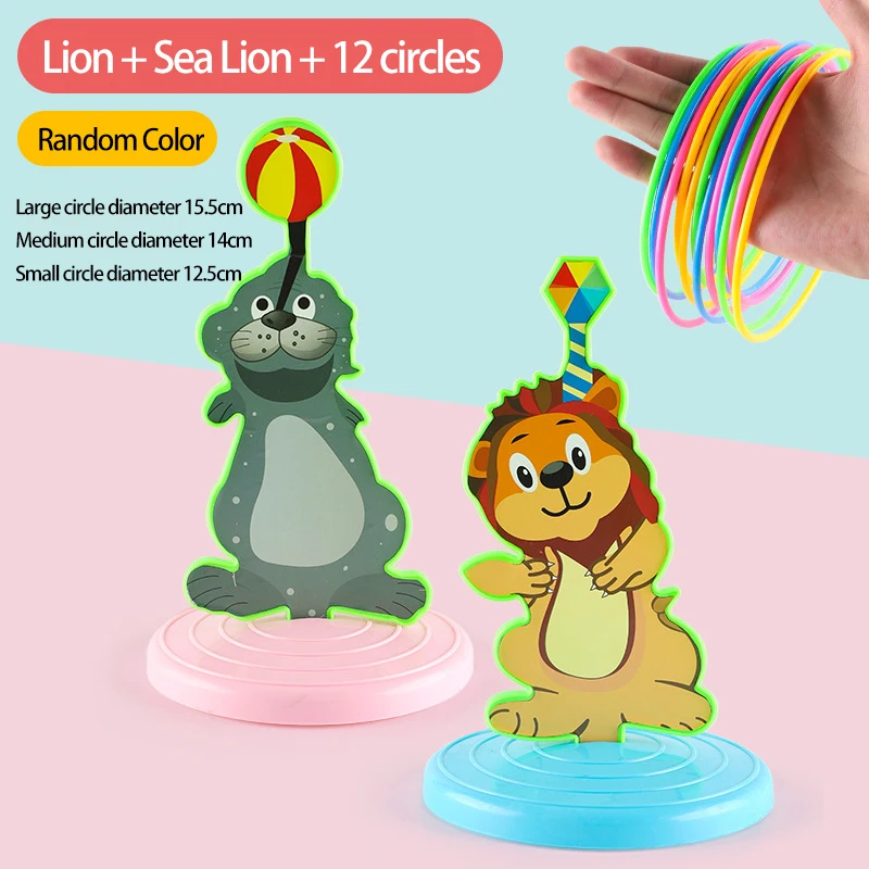 Throw Circle Game Ferrule Stacked Toys Fun Indoor Outdoor Parent-Child ...
