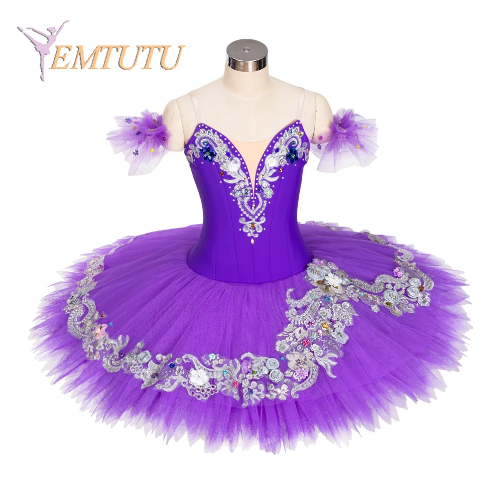 Medora-Variation-Professional-Ballet-Tutu-Women-Purple-Gold-La-Bayadere ...
