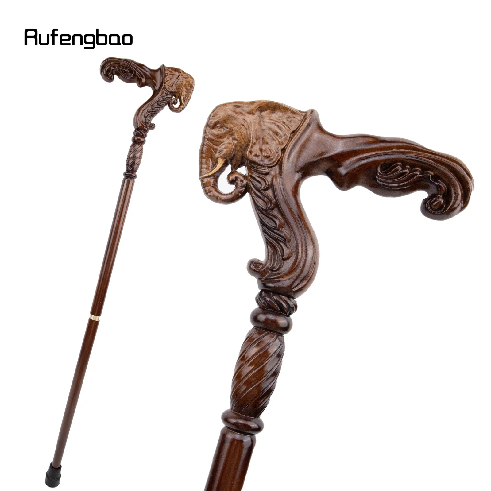 Elephant-Brown-Wooden-Fashion-Walking-Stick-Decorative-Vampire-Cospaly ...