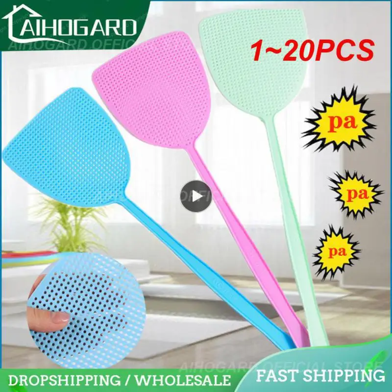 1-5PCS-Plastic-Fly-Swatter-Beat-Insect-Flies-Pat-Anti-mosquito-Shoot ...