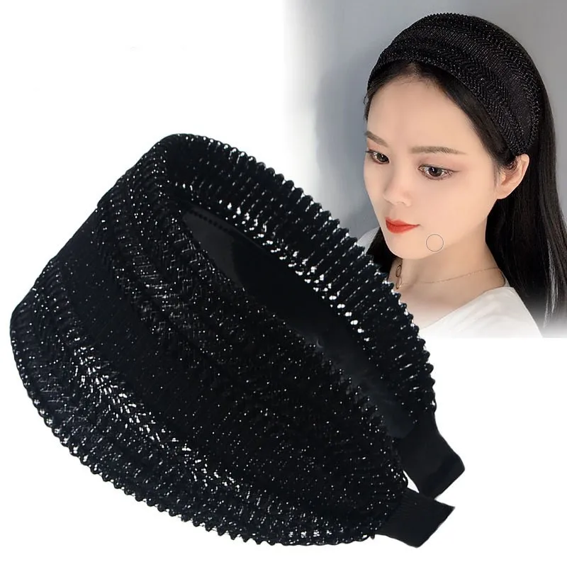 Women's Hair Band Simple Wide Headband with Teeth Non Slip Hairpin All ...