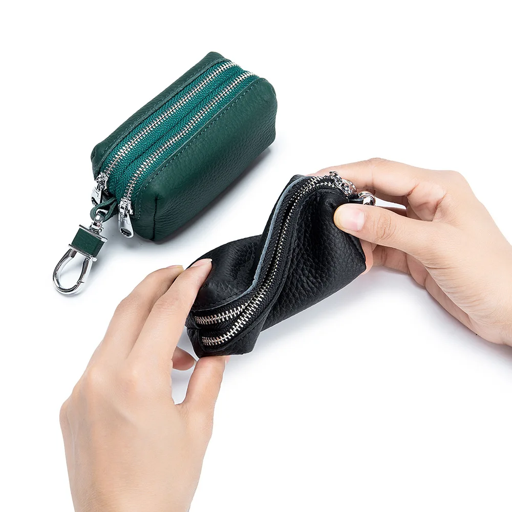 large capacity key bag for men and women double layer multifunctional ...