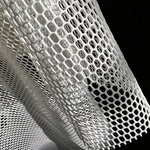 AirMeshLayer Black and White Hexagonal Thick Thick Mesh Large Plaid ...