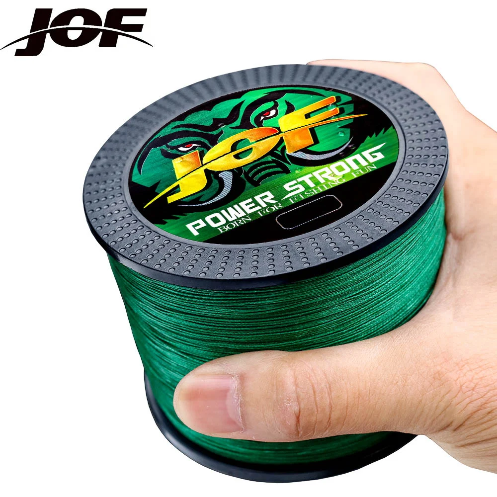 Jof 8 fios 1000m 500m 300 multicolorido trançado linha de pesca ...