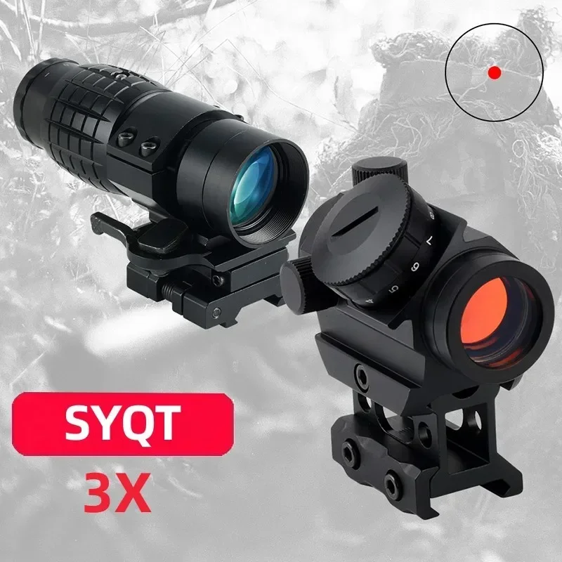 Red-Dot-Sight-3x-Tactical-Combo-Hunting-Optical-Reflex-Scope-Adjustable ...