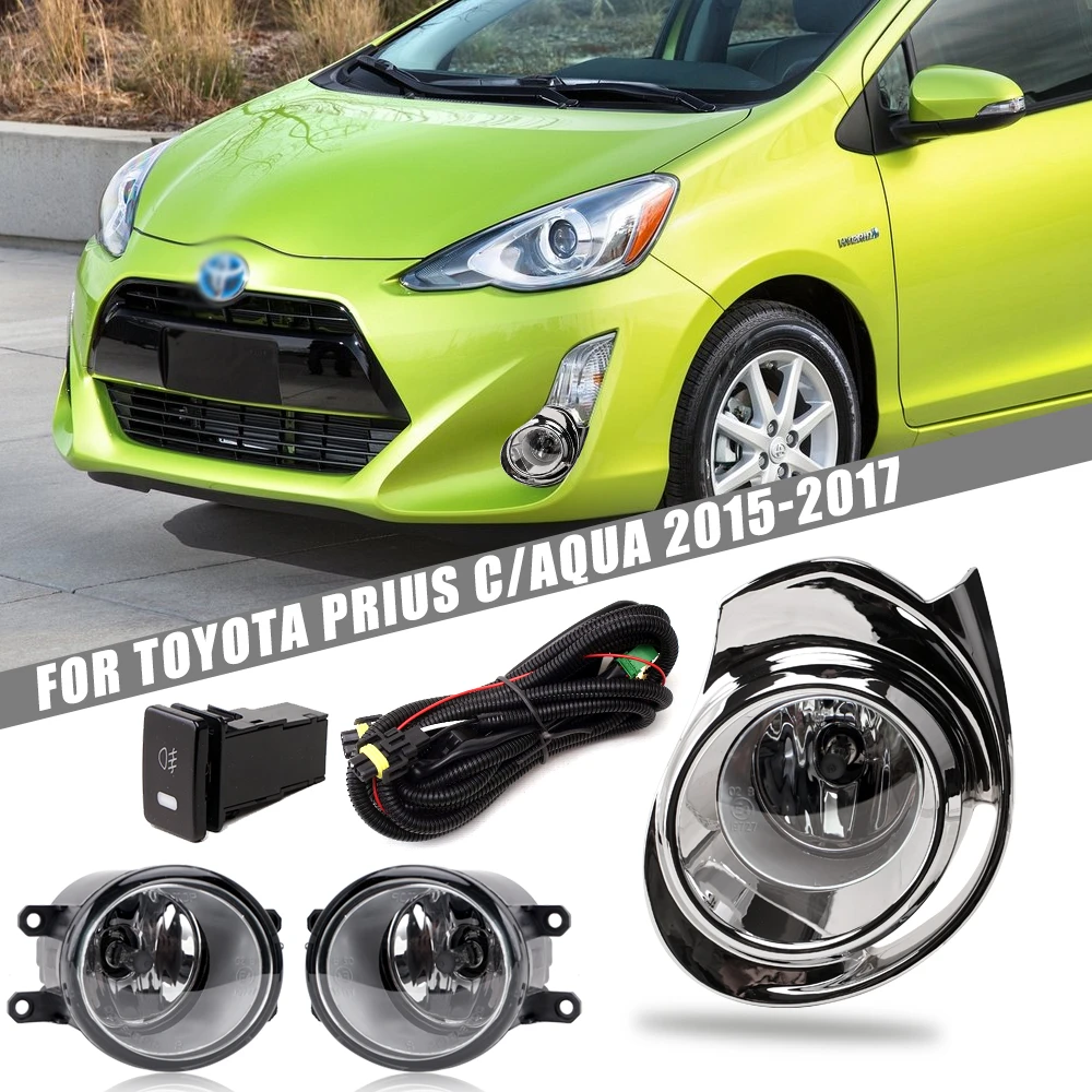 Front Bumper Fog Lamp Upgrade FOR Toyota PRIUS C AQUA 2015 2016 2017 ...