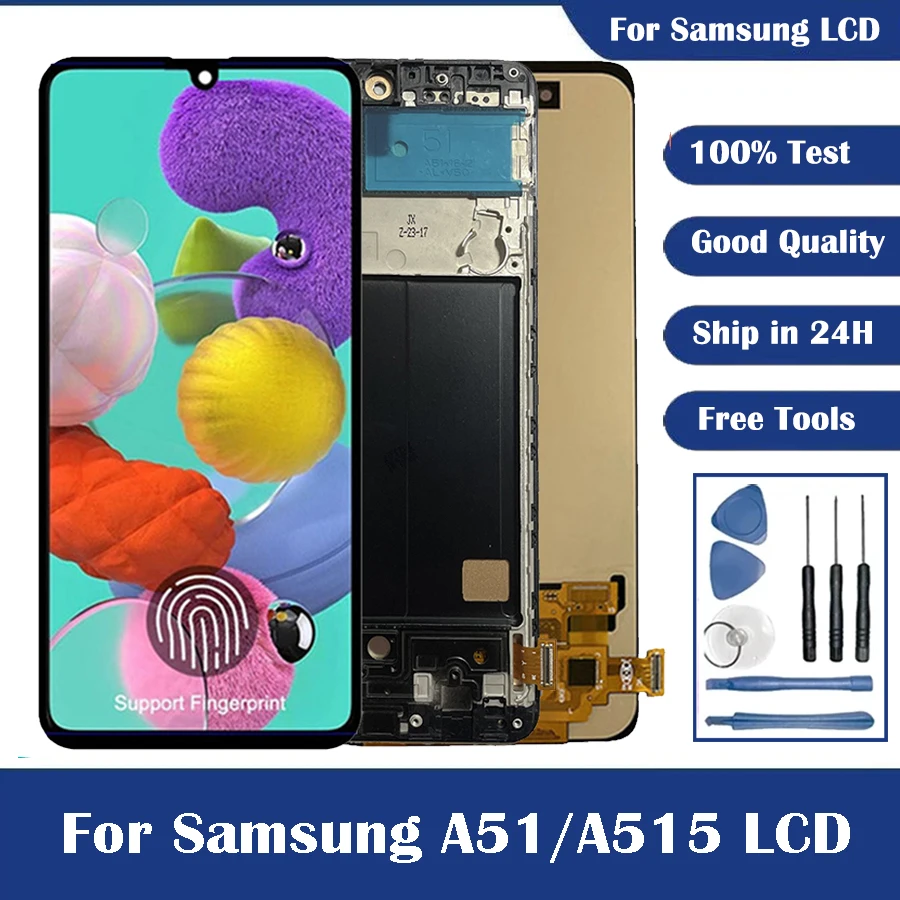Super-AMOLED-For-Samsung-Galaxy-A51-Display-Touch-Screen-Digitizer-For ...