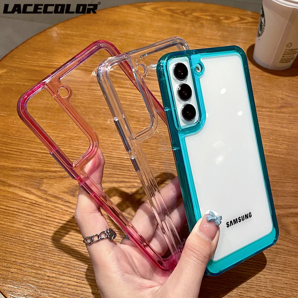 Luxury-Transparent-Shockproof-Crystal-Case-For-Samsung-S23-S22-S21-FE ...