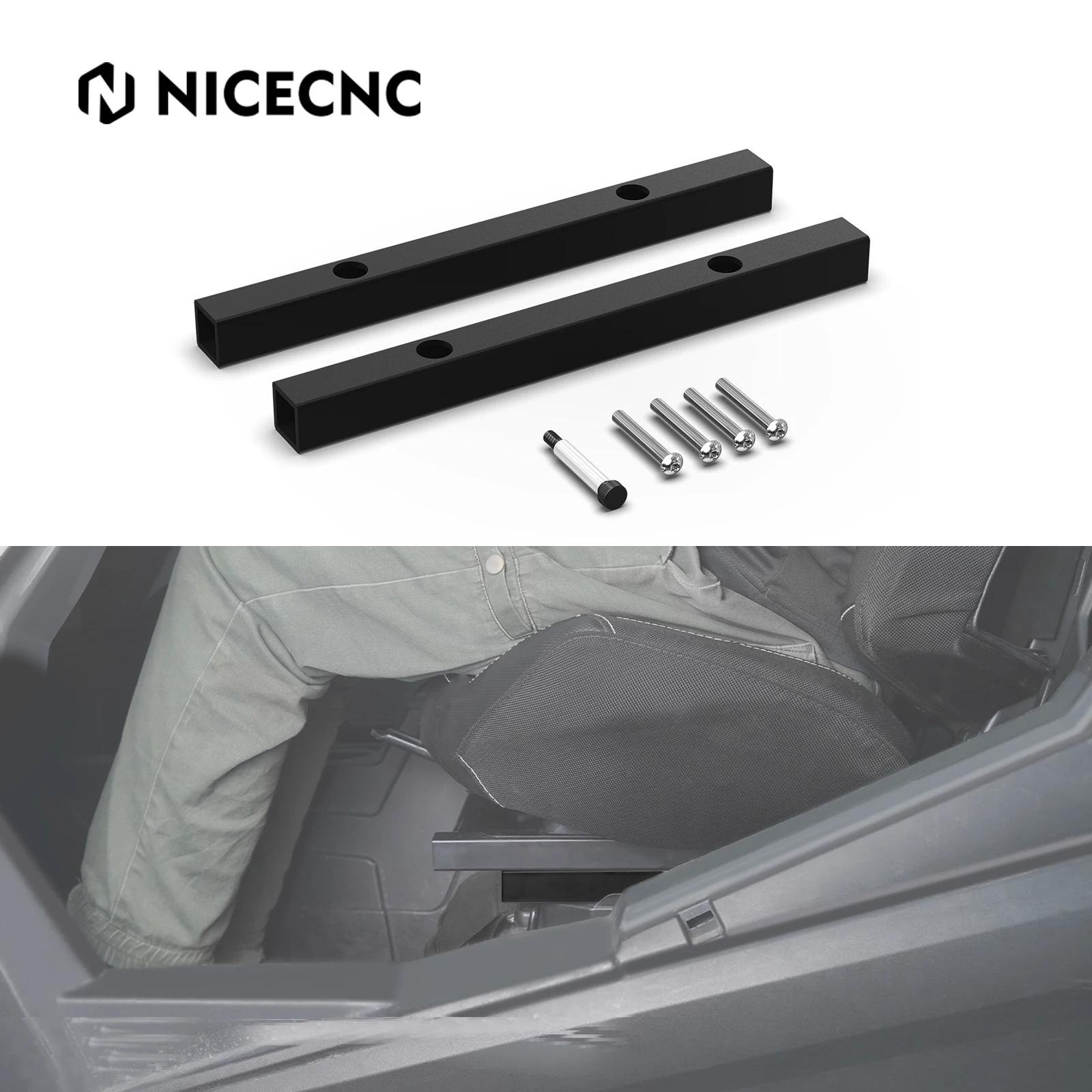 For-POLARIS-UTV-Seat-Risers-For-Polaris-RZR-XP-1000-900-XP-TURBO-4-EPS ...