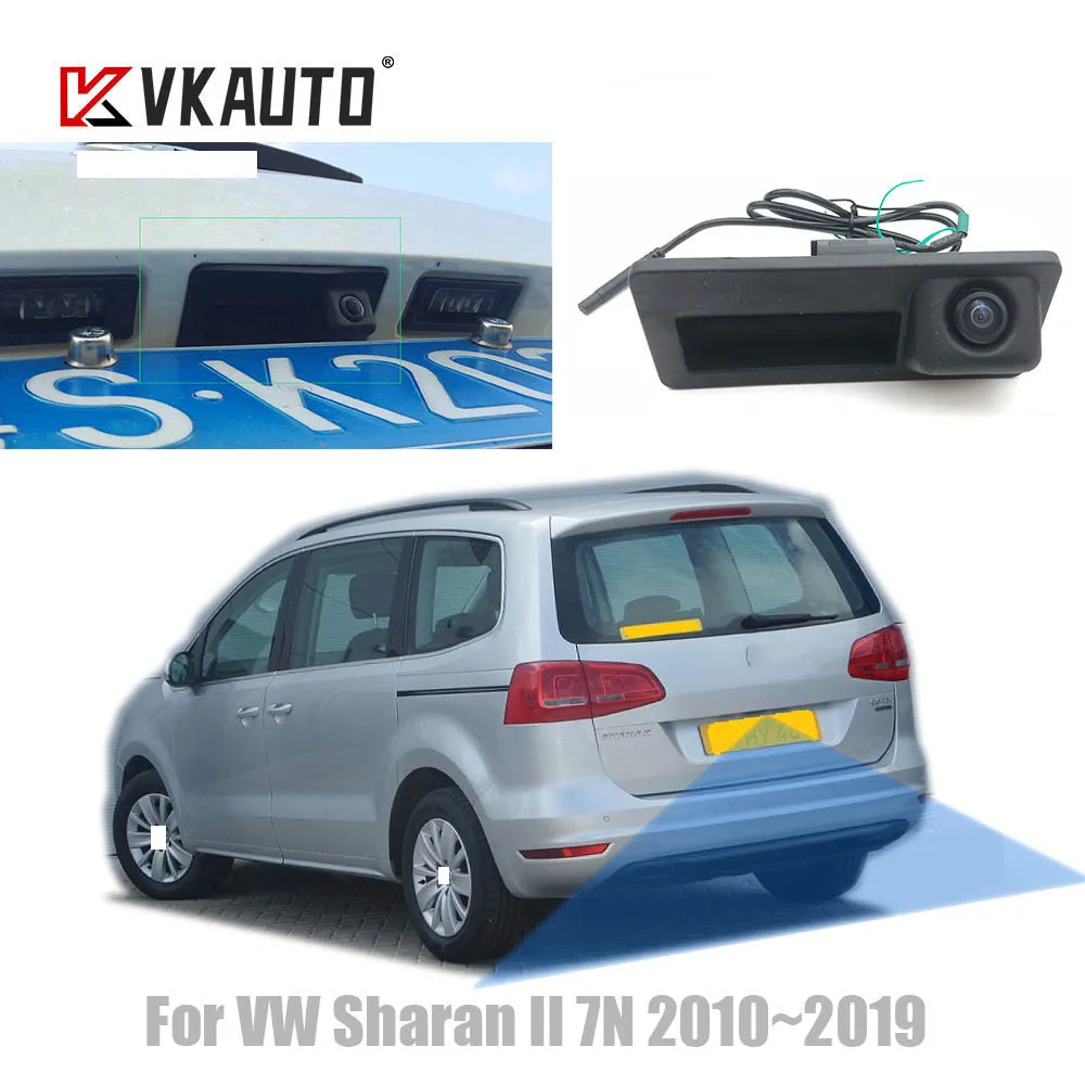 VKAUTO Rear View Camera For VW Sharan II 7N 2010 2011 2012 2013 2014 ...