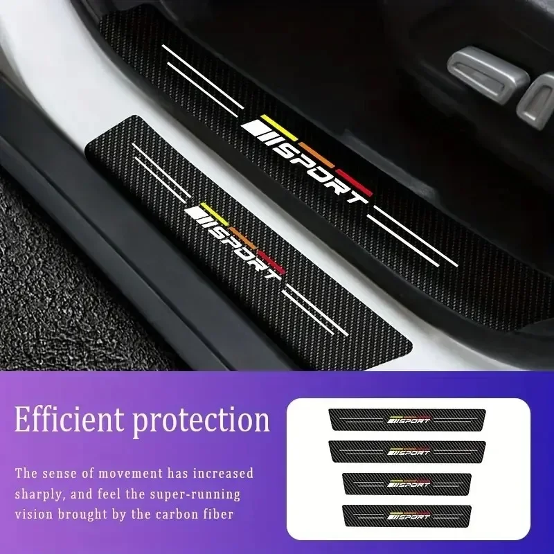 4pcs-Car-Door-Threshold-Anti-Scratch-Stickers-for-Audi-Sline-RS3-RS4 ...