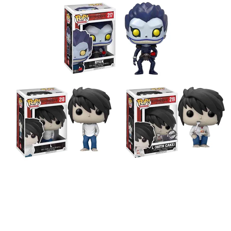 Funko-POP-Animation-Death-Note-L-with-Cake-219-218-RYUK-217-PVC-Action ...