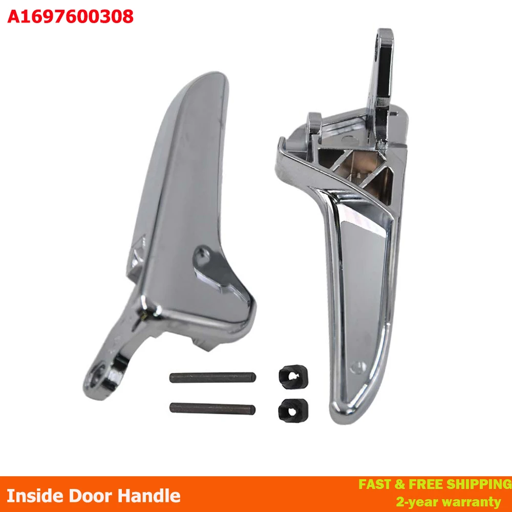 Chrome-Left-Right-Front-Rear-Interior-Inside-Door-Handle-For-Mercedes ...