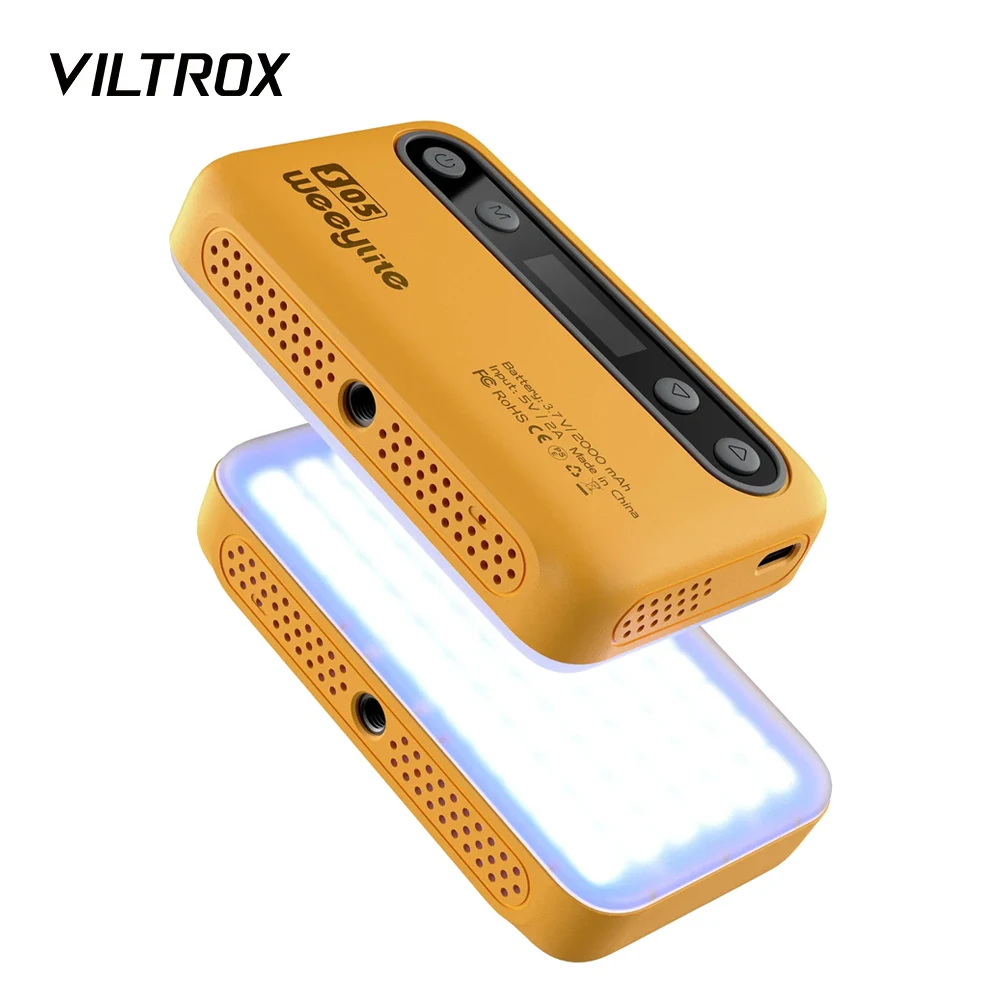 VILTROX Weeylite S05 Full-Color RGB Fill Light Led Live Photography ...