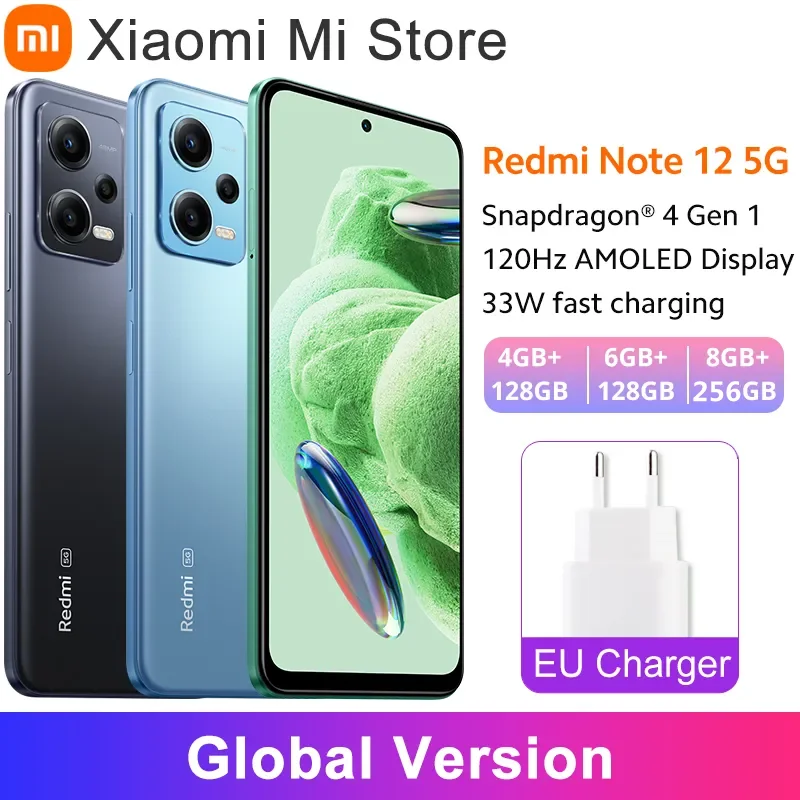 Xiaomi-Redmi-Note-12-Vers-o-Global-5G-Ecr-AMOLED-120Hz-Carregamento-R ...