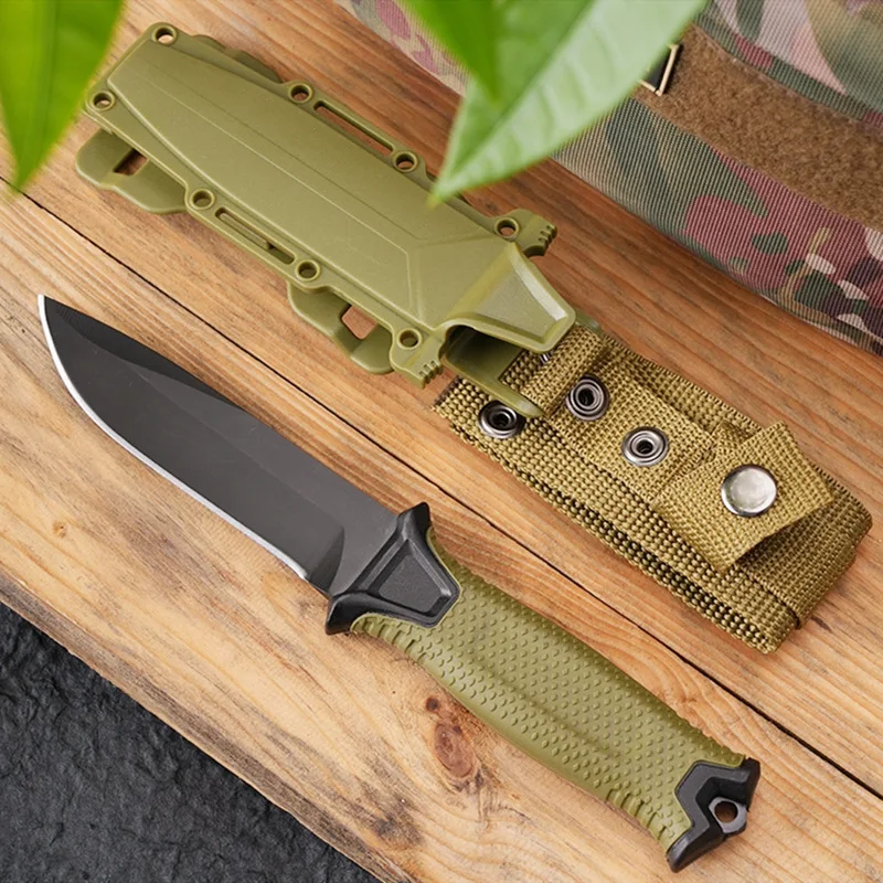 2024-new-outdoor-straight-knife-with-sheath-high-hardness-sharp-multi ...