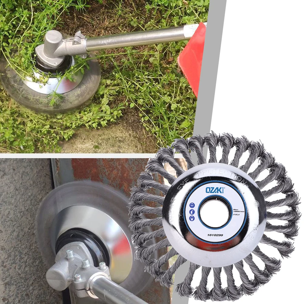 Strimmer Brush Head 8 Inch Nylon Brushcutter For Moss And Path Weed ...