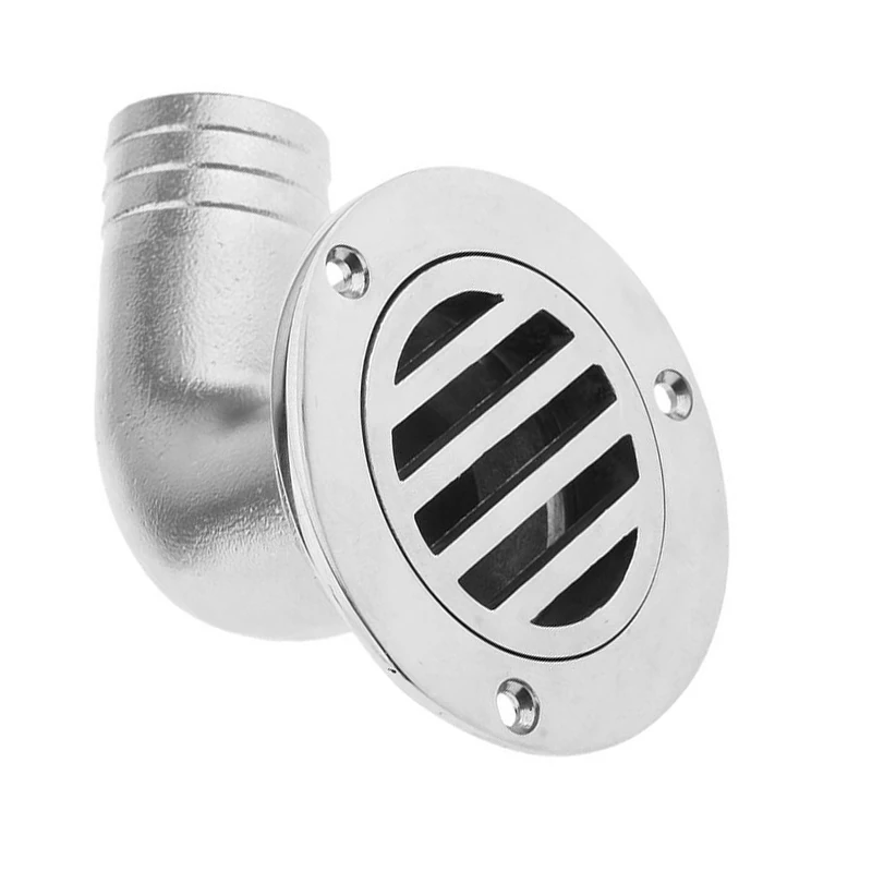 Marine Boat Deck Drain Scupper 90 degree 316 Stainless Steel Boat ...