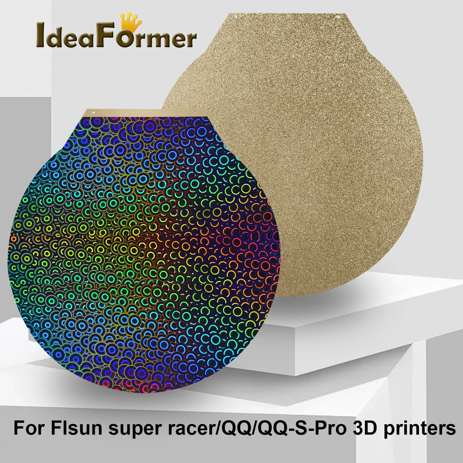 Round-270mm-Double-Sided-PEI-PEK-For-Flsun-Super-Racer-QQ-QQ-S-Pro ...