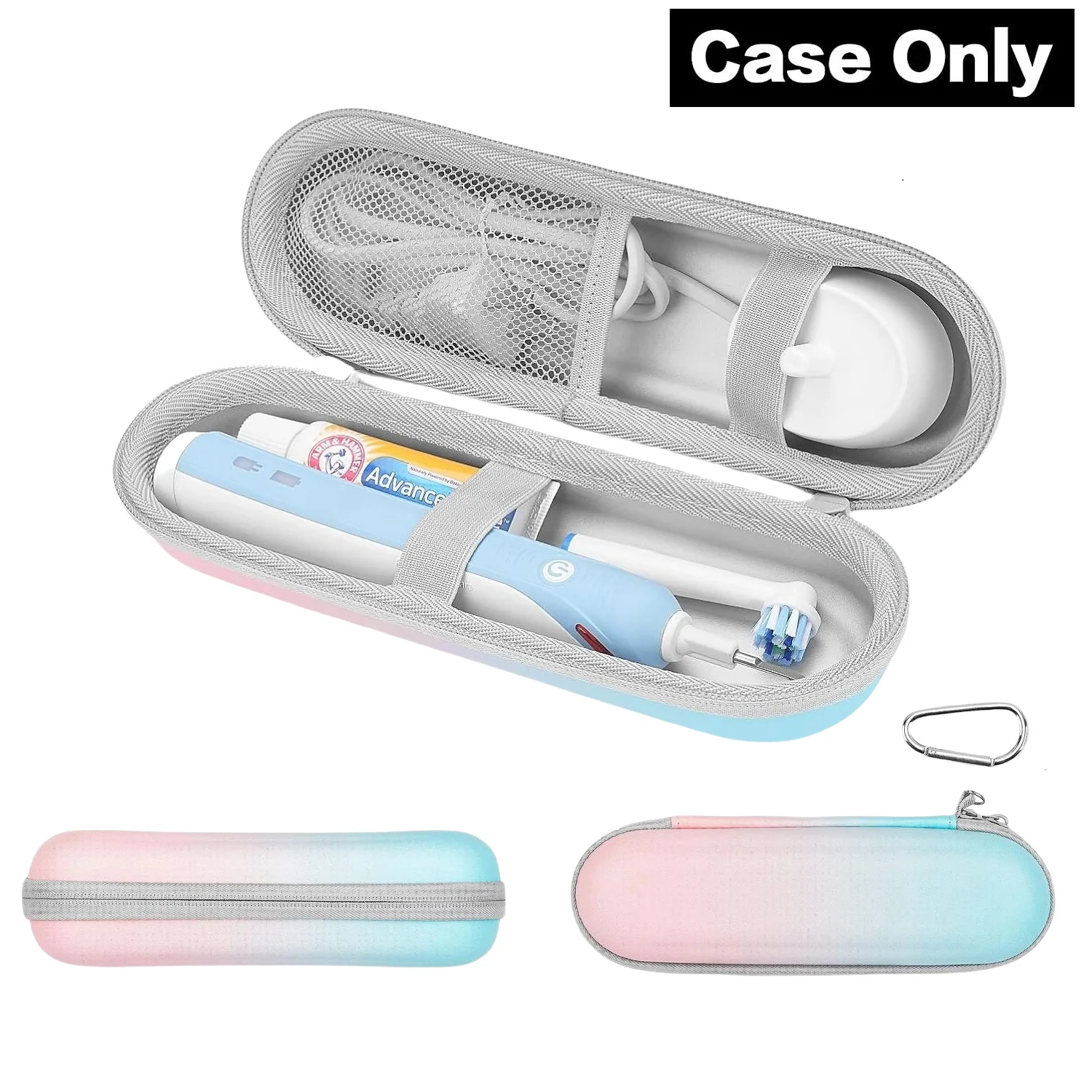 Portable Empty Universal Toothbrush Travel Case EVA Storage Bag For ...