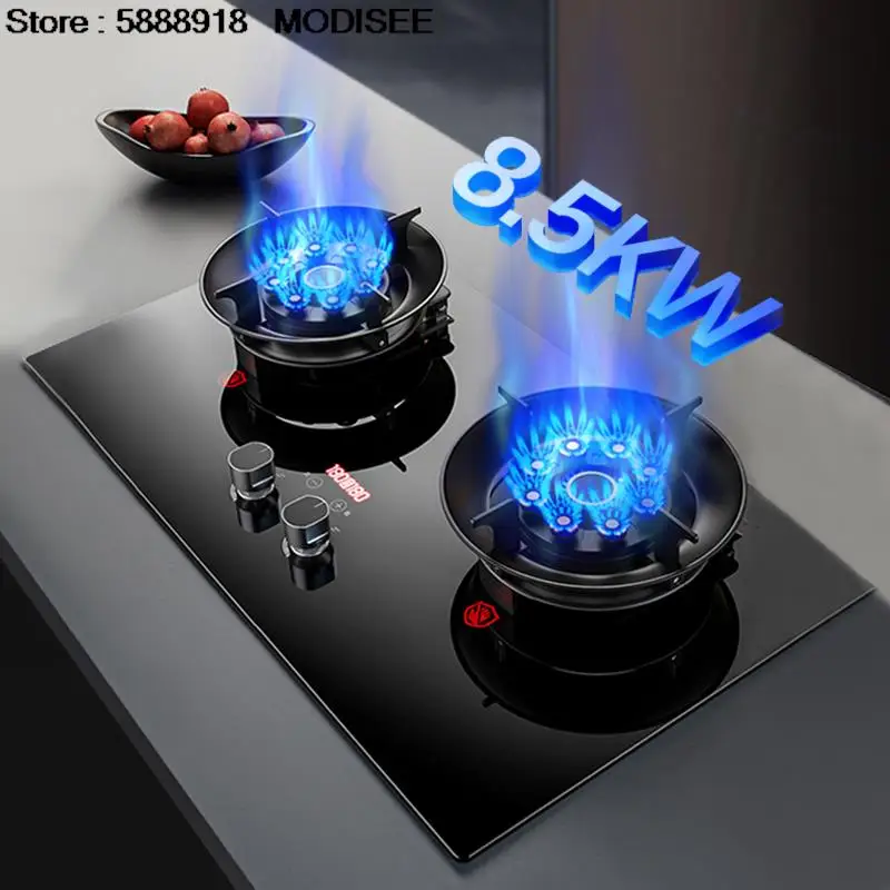 Gas-Flipped-Stove-Dual-Stove-8-5KW-Household-Embedded-LNG-LPG-Timing ...