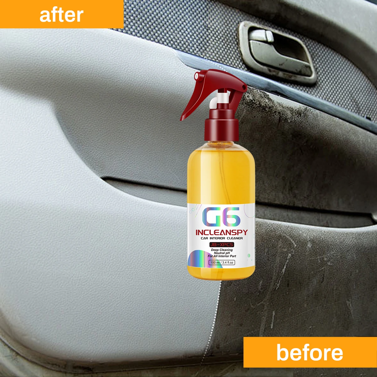Car-Foam-Cleaner-Neutral-PH-for-Leather-Woven-Fabric-Seat-Decontamination-Car-Interior-Cleaner ...