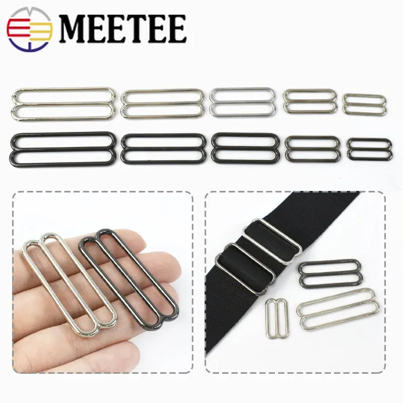 10-20Pcs-20-50mm-Metal-Adjust-Buckles-Tri-Glide-Clasp-Bikini-Bra-O-Ring ...