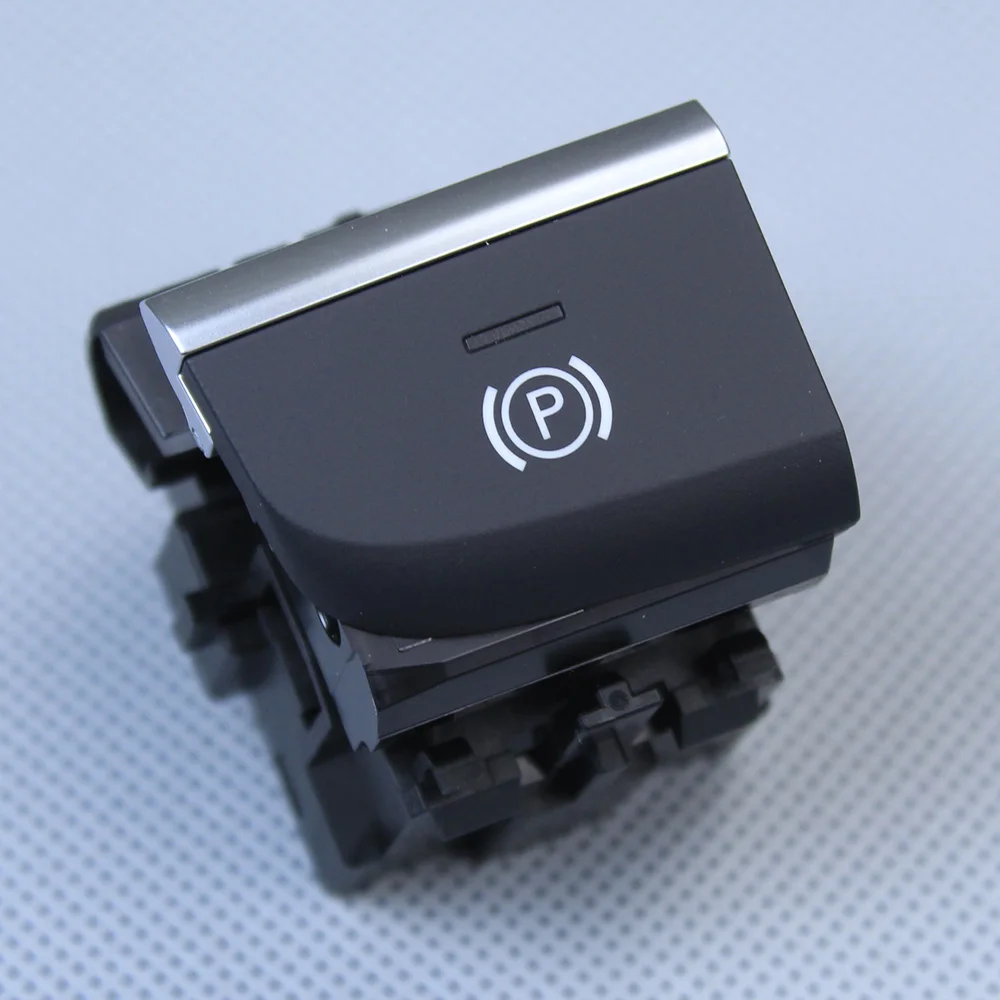 LHD-Chrome-Electronic-Handbrake-Switch-Parking-Hand-Brake-Button-For ...