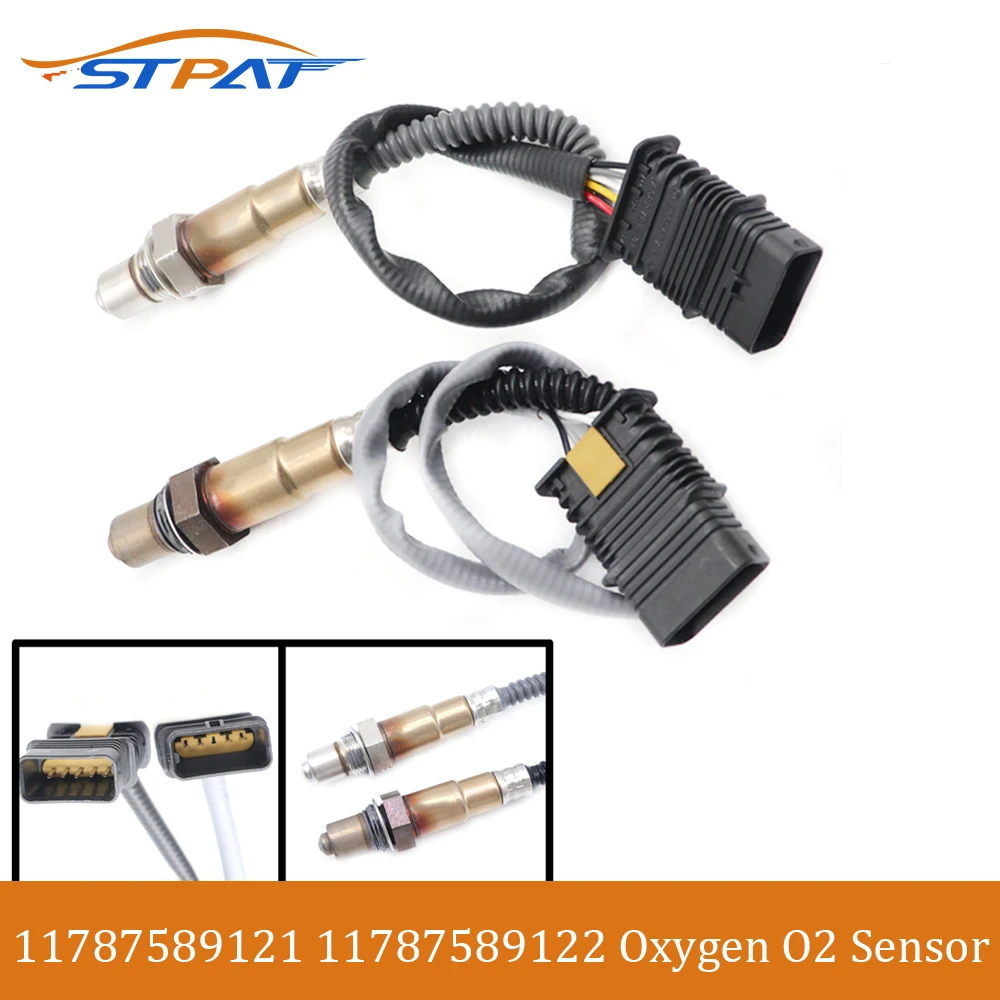 STPAT 2PCS 11787589121 11787589122 Upstream &Downstream Oxygen O2 ...