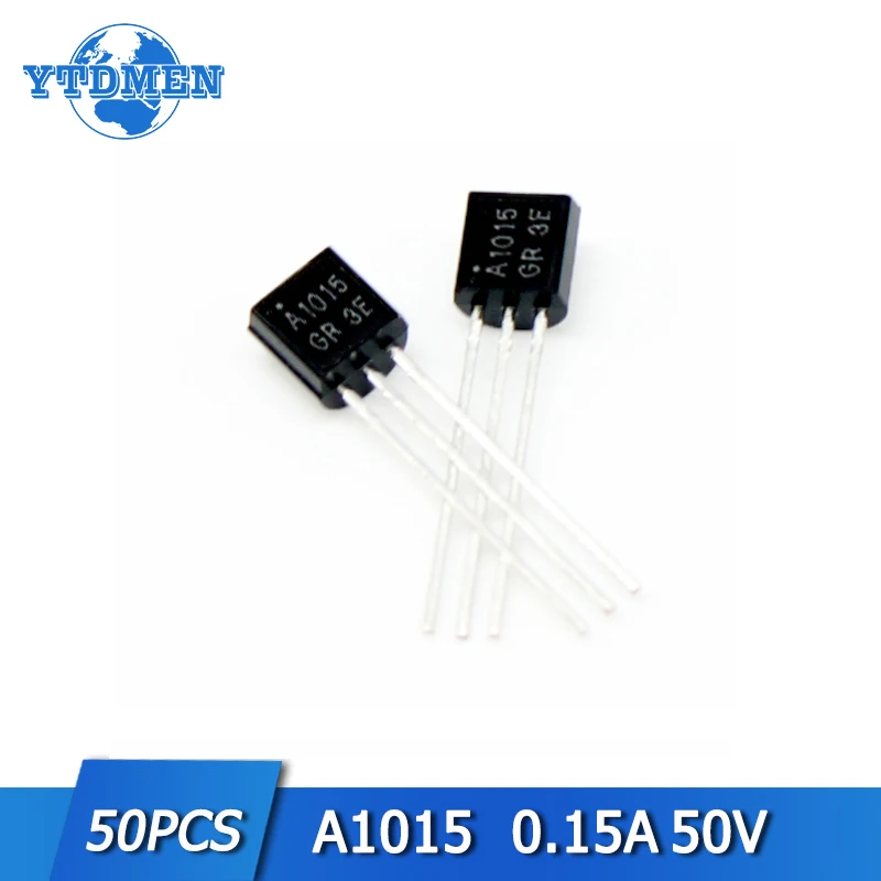 50pcs-A1015-2SA1015-Transistor-Silicon-PNP-Transistor-TO-92-Plastic ...