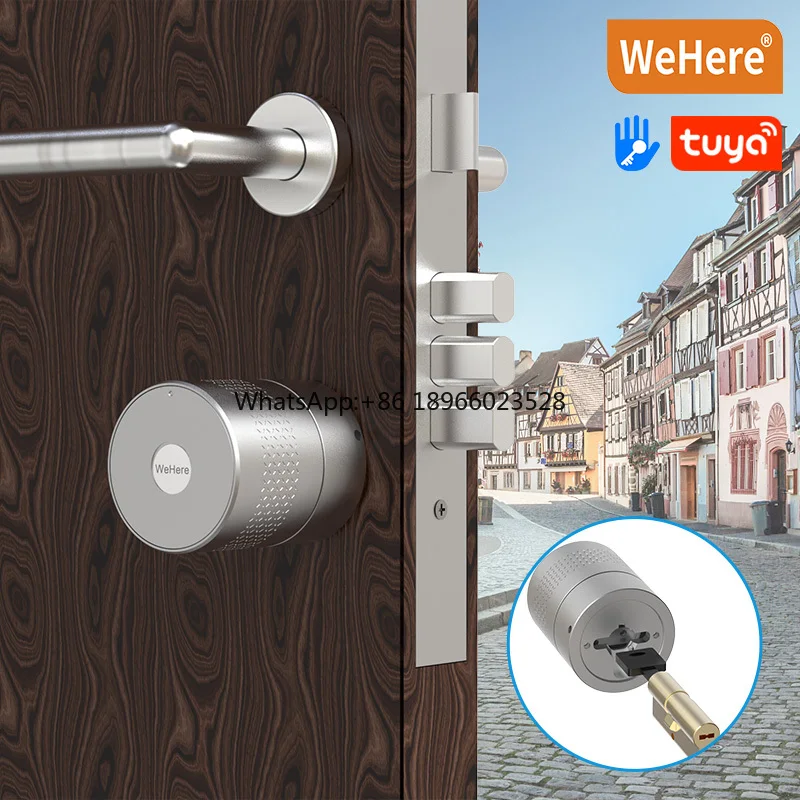 WeHere-Nuki-style-TUYA-TTlock-Digital-Fingerprint-Lock-Automatic-Smart ...