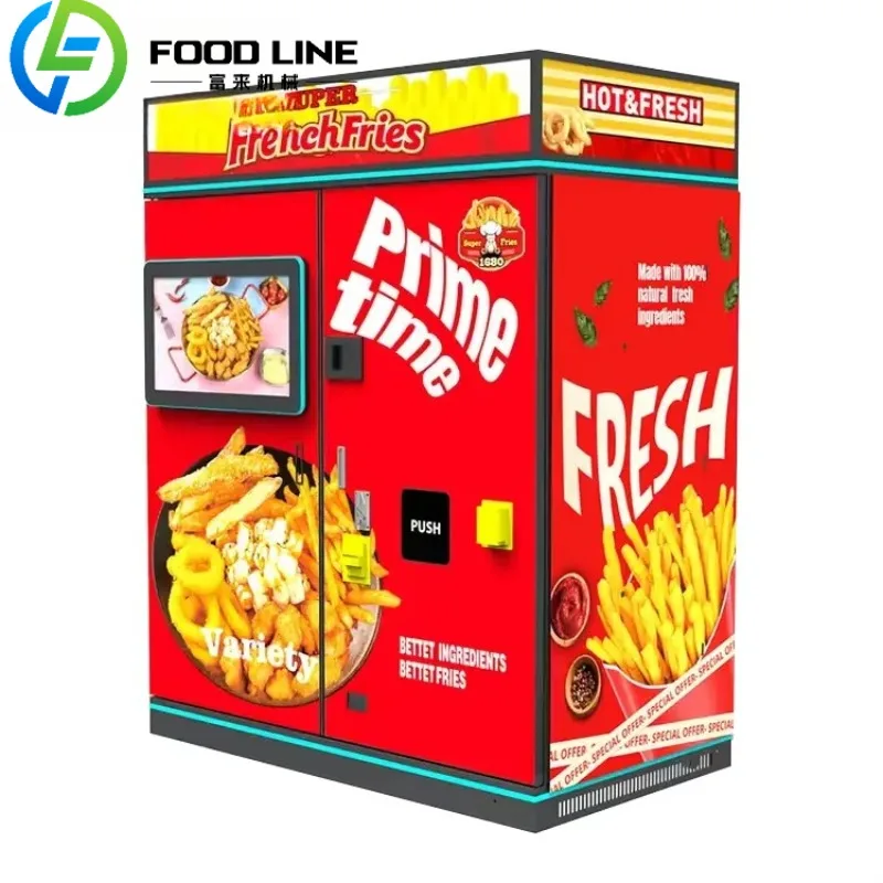 Fried Fish Ball Onion Ring Potato Fries Vending Machine air Fry Cooking ...