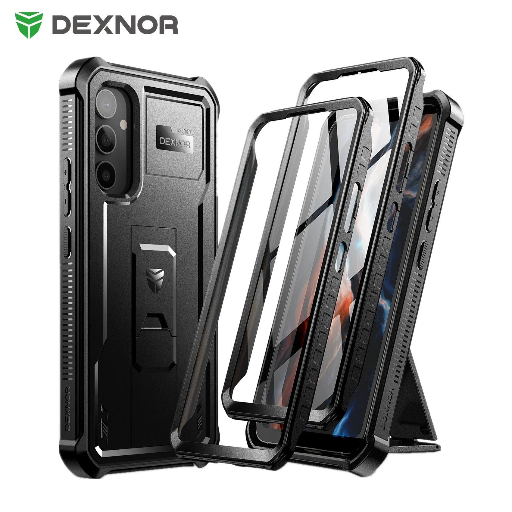 Dexnor For Samsung Galaxy A54 5G Case (2023) Full-Body Rugged Holster ...