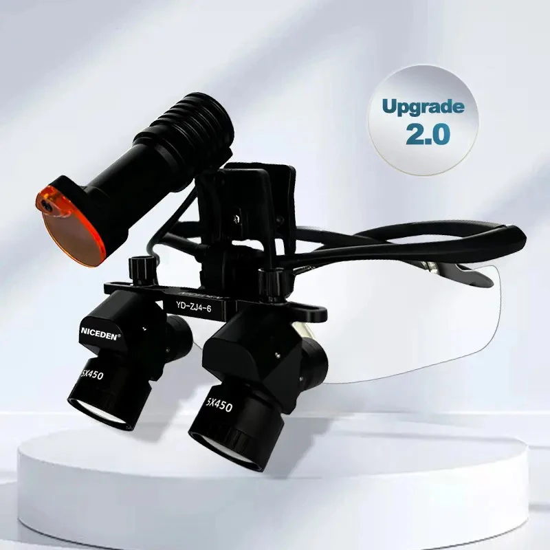 4X-6X-Zoom-ENT-Dental-Loupes-Binocular-Magnifier-300-600mm-Medical-Lupa ...