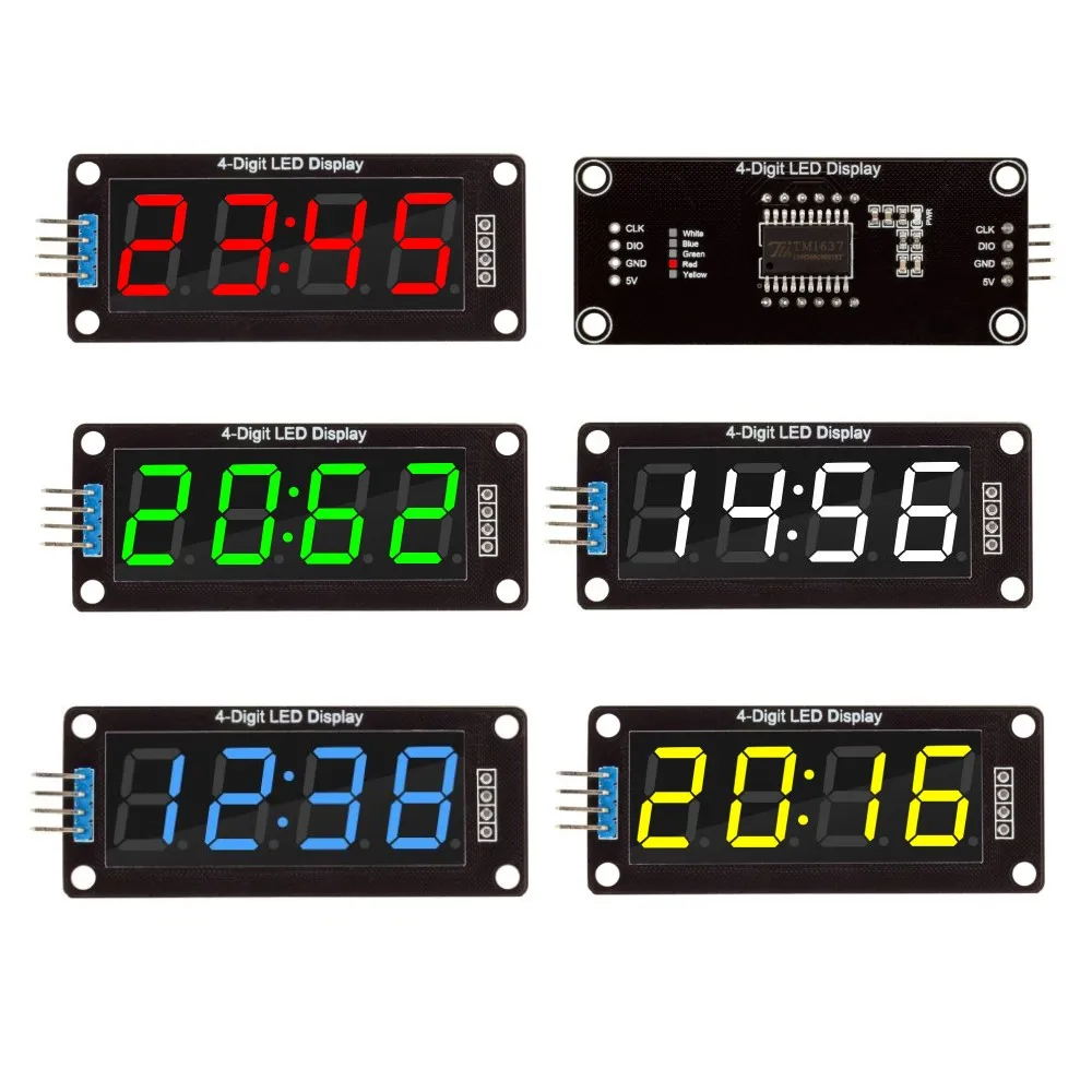 TM1637-LED-Display-Module-for-Arduino-4-Digit-7-Segment-0-56-inch-Time ...