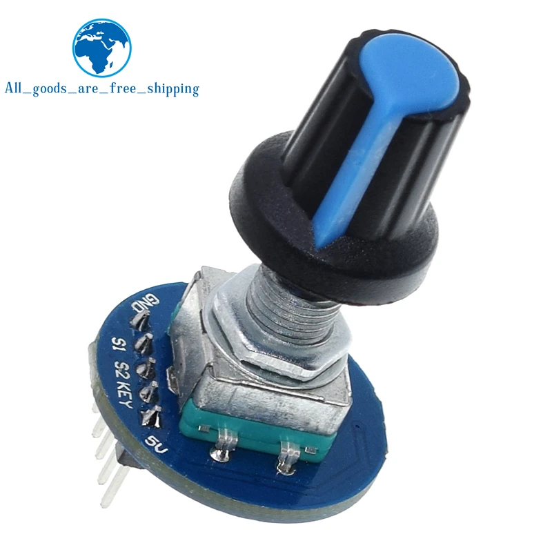 TZT-Rotary-Encoder-Module-for-Arduino-Brick-Sensor-Development-Round-Audio-Rotating ...