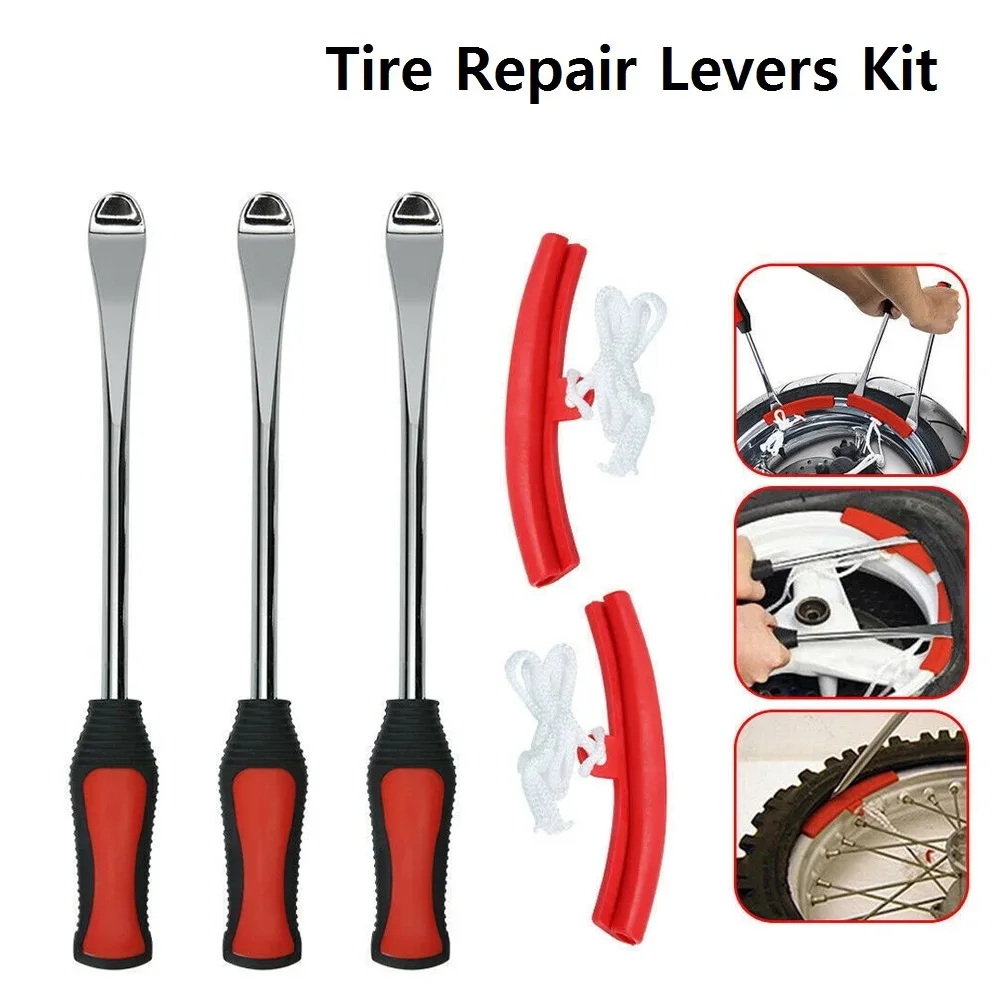 3-2-1pc-Motorcycle-Tyre-Repair-Set-Tire-Maintenance-Crowbar-Spoon-Rod ...