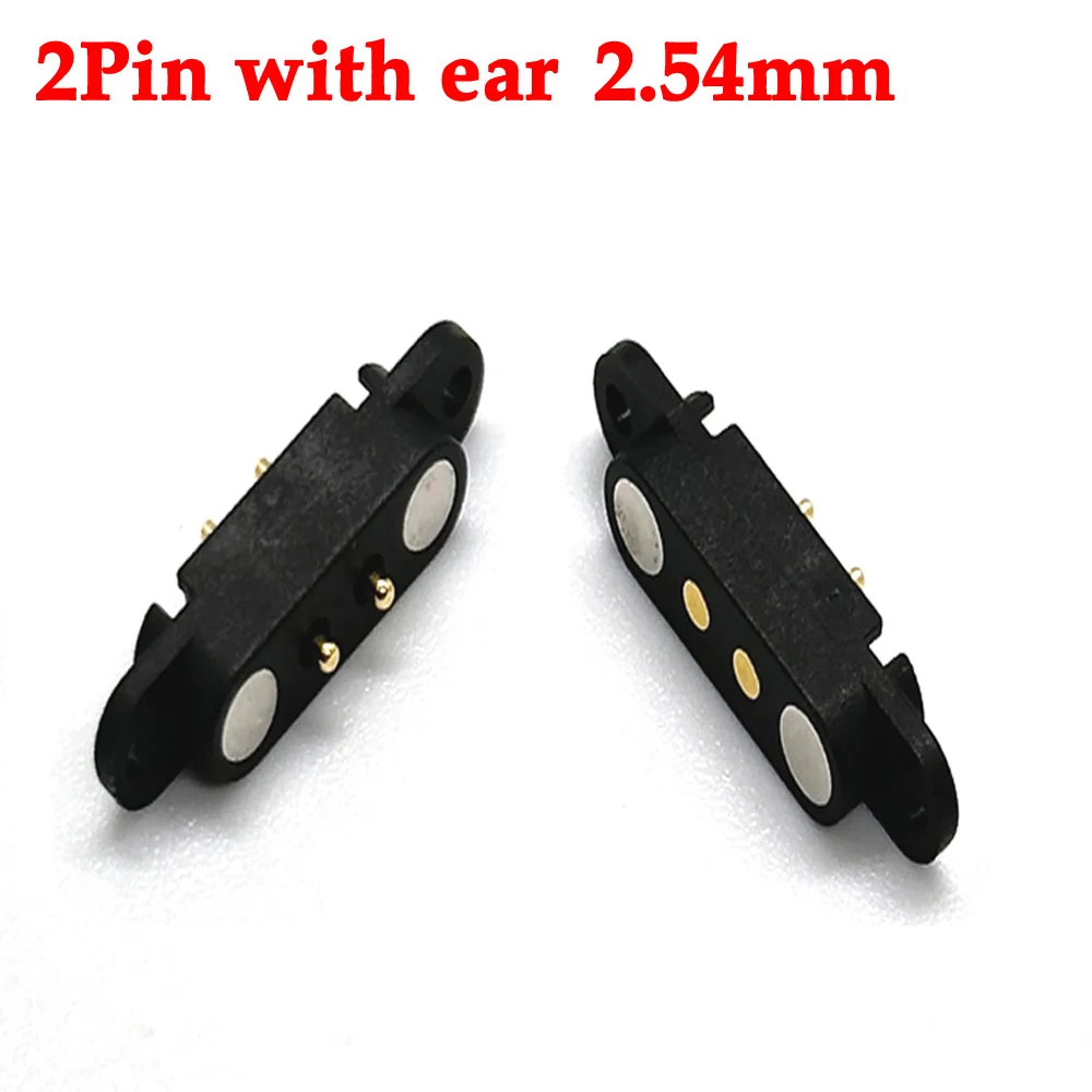 1Pair-2Pin-With-Ears-Waterproof-Spacing-2-54mm-Magnetic-Pogo-Pin ...
