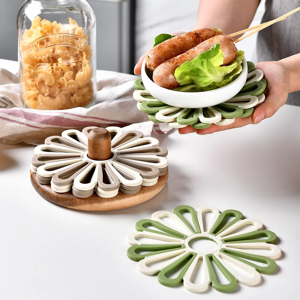 7Pcs-Silicone-Insulation-Pad-Heat-Resistant-Silicone-Mat-High ...