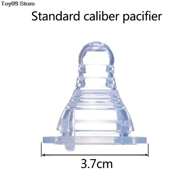 Natural-Flexible-Soft-Silicone-Pacifier-Nipple-Replacement-Feeding-Milk ...