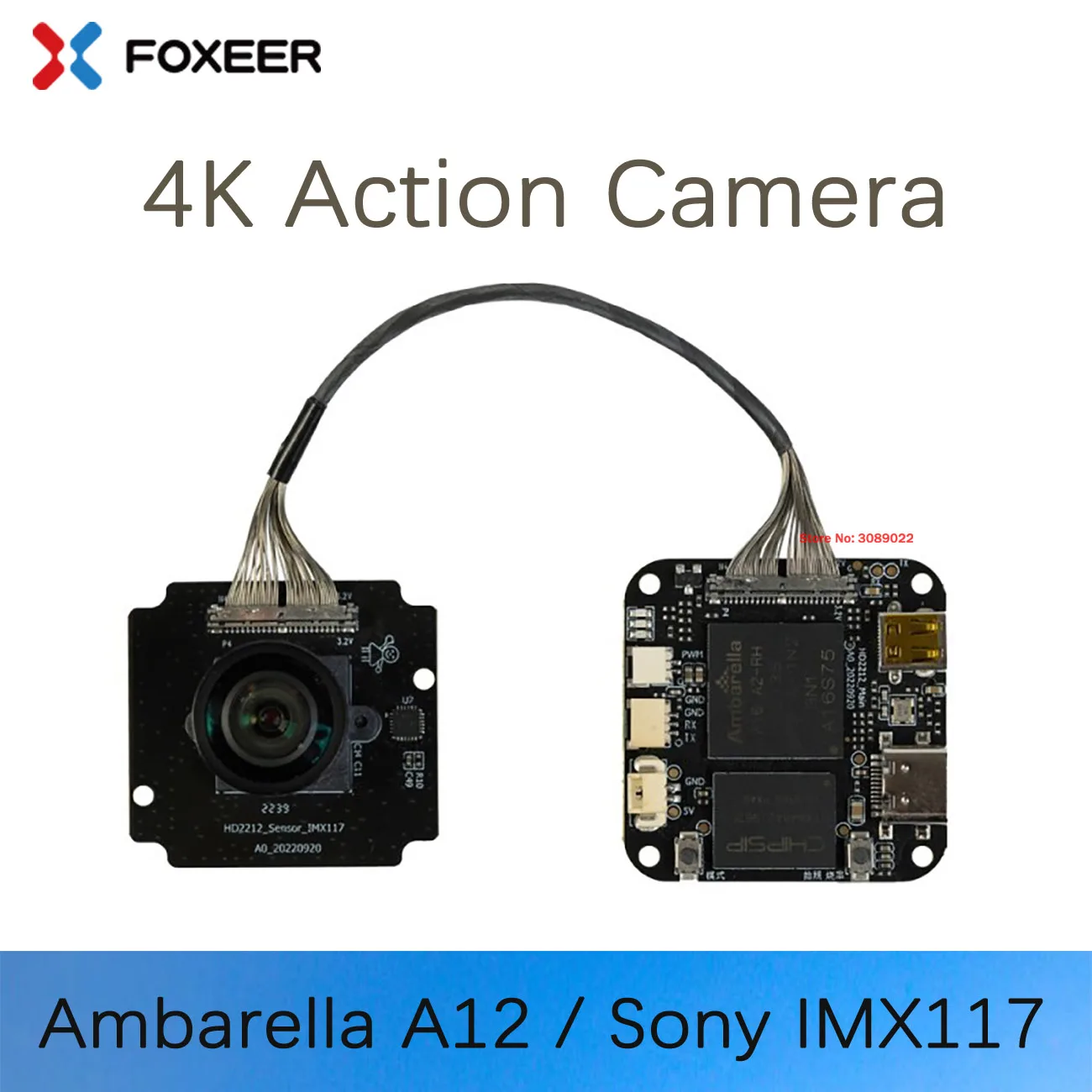 Foxeer 4K Ambarella A12 Camera UAV PWM Remote Control WiFi ...