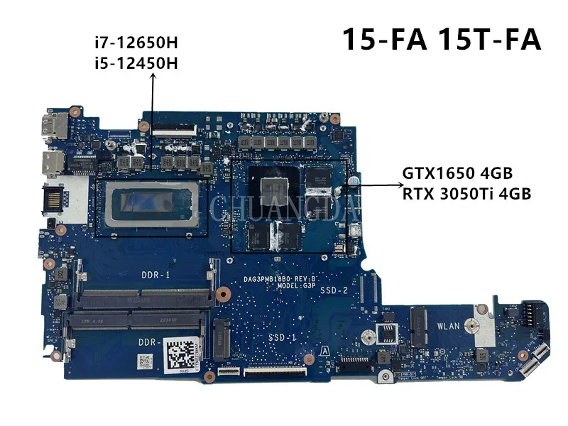 FOR-15-FA-15T-FA-Laptop-Motherboard-i7-12650H-i5-12450H-RTX-3050Ti-4GB ...