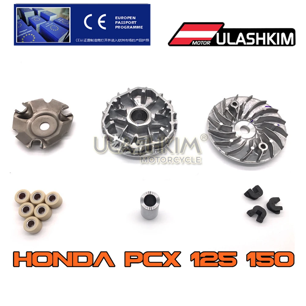 Motorcycle Moped Scooter Clutch Variator Drive Pulley Assembly For ...