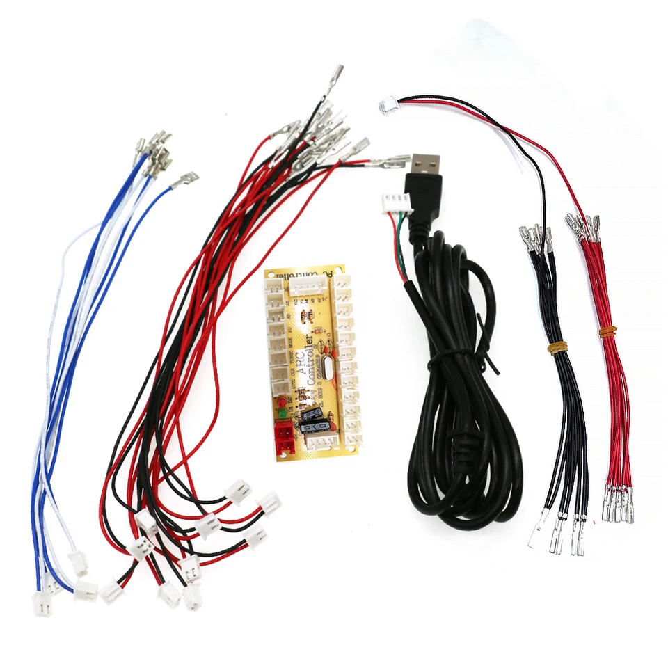 MAME Controller Kit Zero Delay USB Encoder Board - PC Game Controller ...